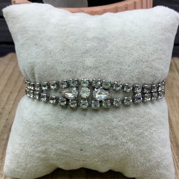 Albert Weiss | Jewelry | Weiss Vintage Elegant Rhinestone Silver Tone ...
